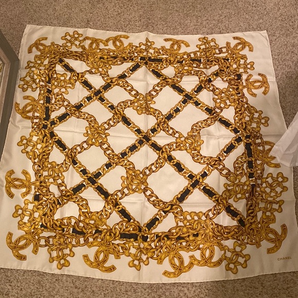 CHANEL | Accessories | Chanel Vintage Scarf | Poshmark